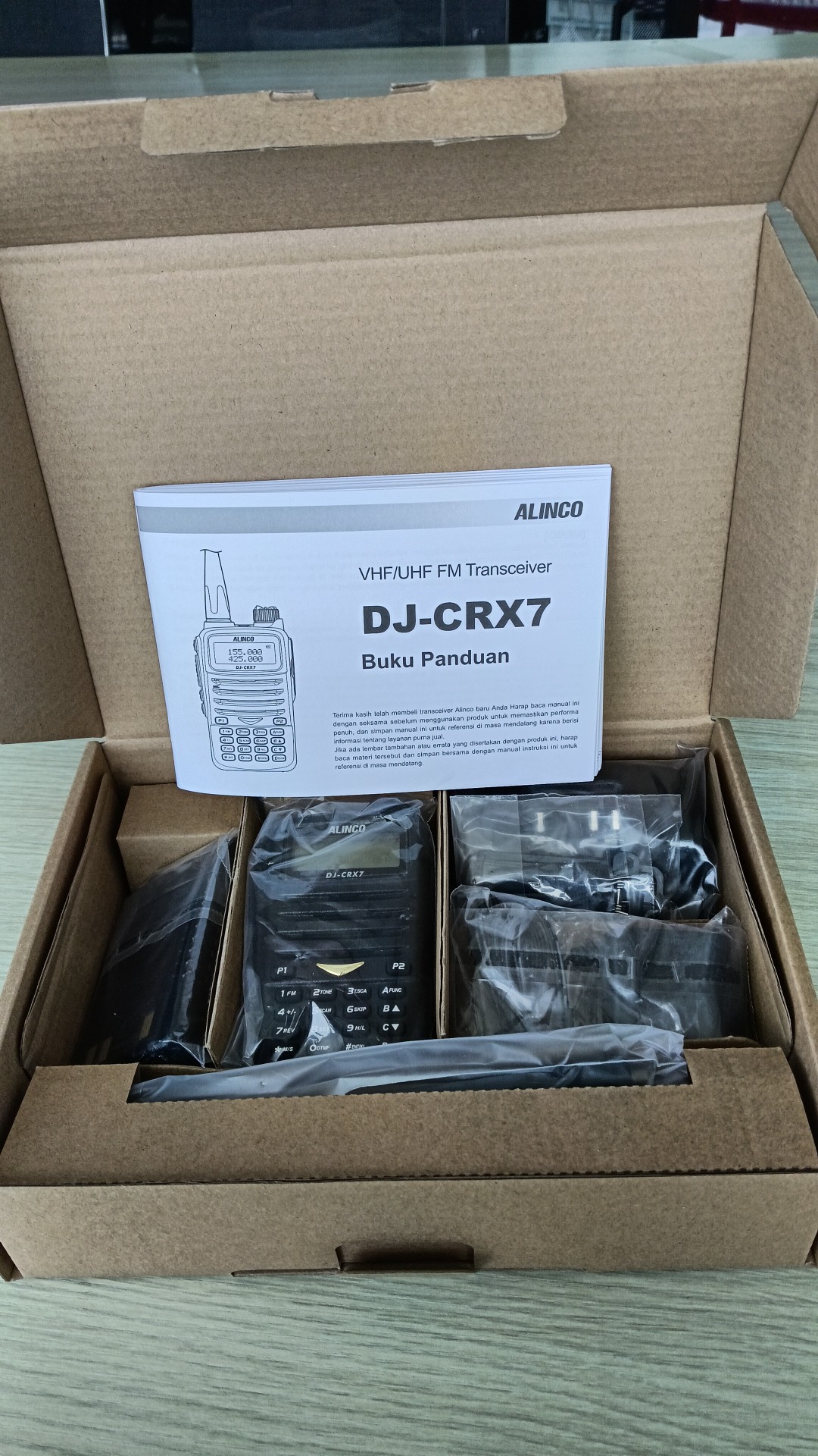 HT Alinco DJ-CRX7 VHF UHF Dual Band FM Transceiver Free Shipping - ALAFONE