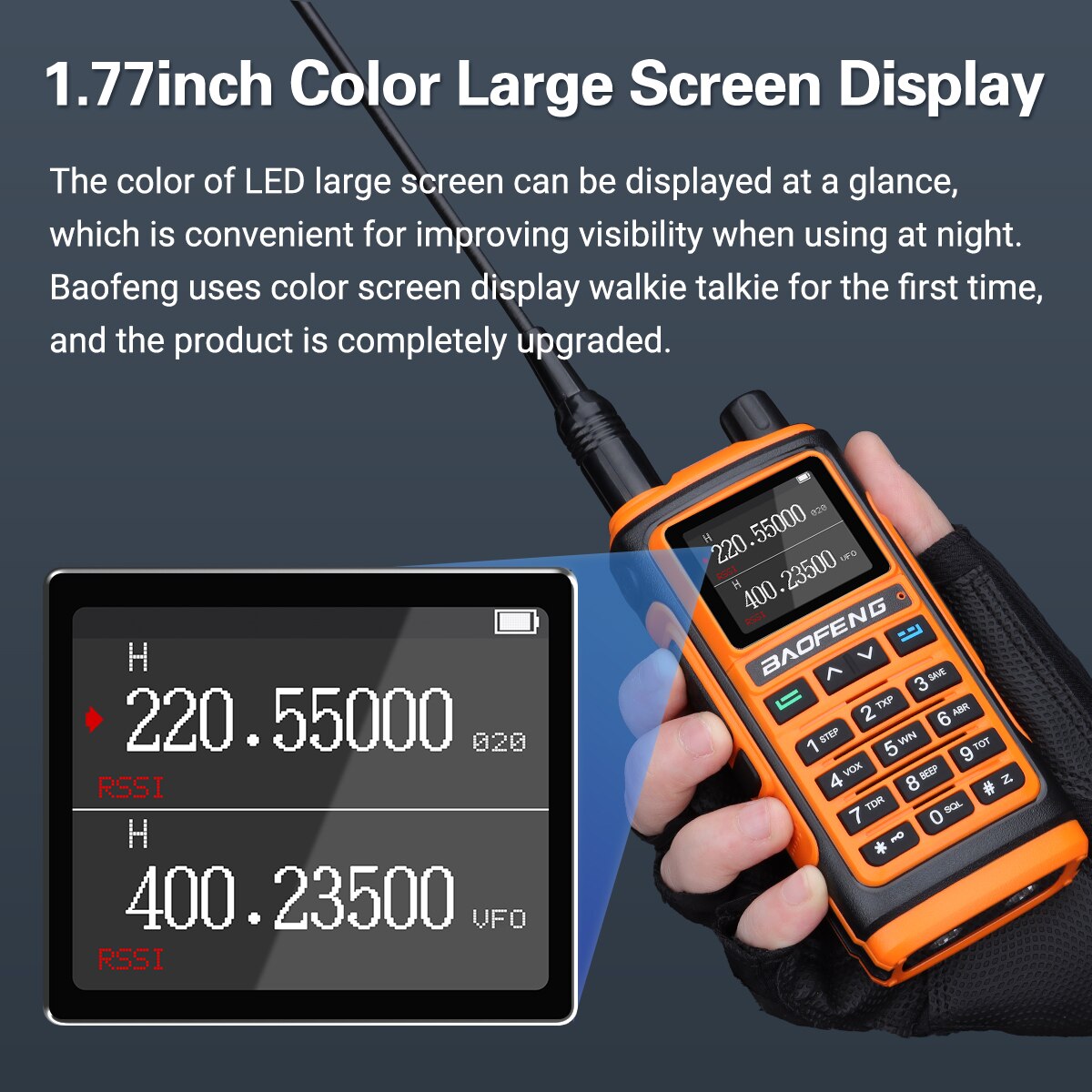 Baofeng UV 17 Pro V2 Wireless Copy Frequency Walkie Talkie 16 KM Long Range Waterproof ...