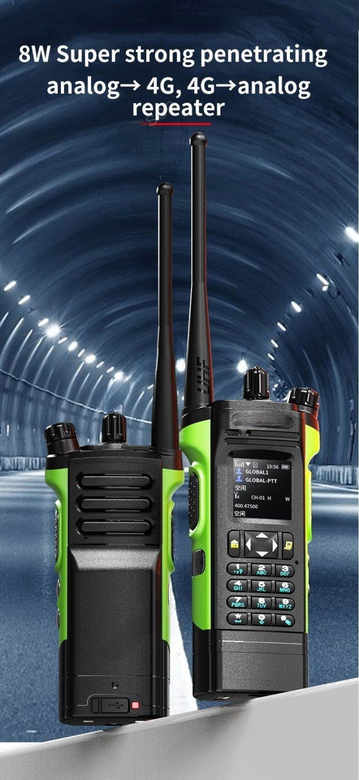 Military Intercom XL6500 GPS POC UHF 4G LTE SIM Card Two-way Radio Long ...