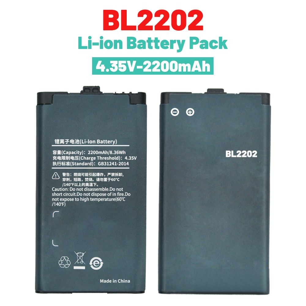 4.35V 2200mAh BL2202 Rechargeable Li-ion Battery for HYT Hytera BD300 ...
