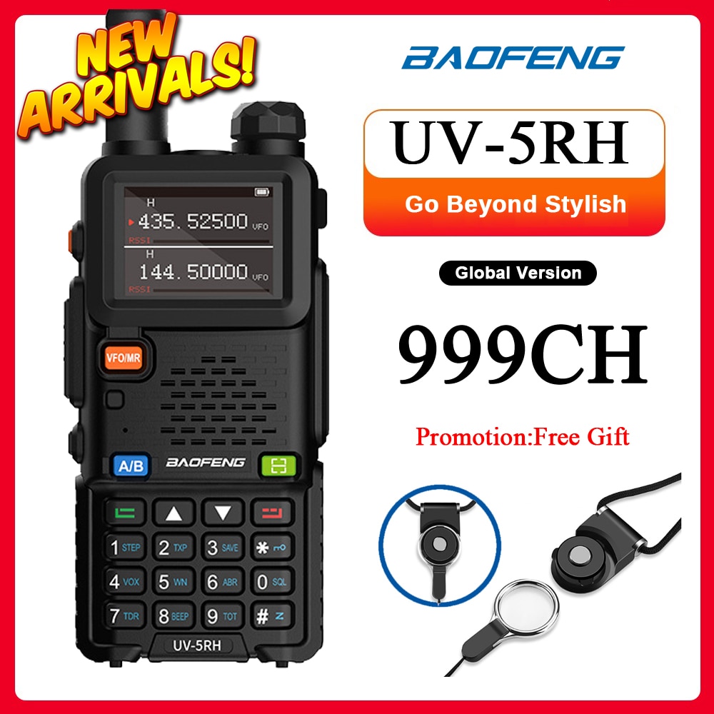 Baofeng UV-5RH All Band Dual Band 10W High Power 5th Gen Chip Two Way ...