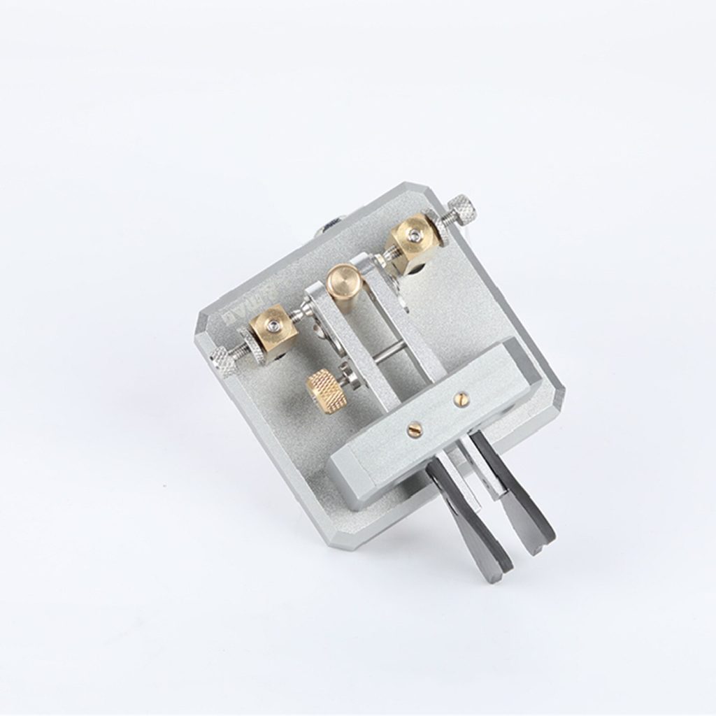 Automatic Morse Keyer Dual-Paddle Telegraph Key CW Key (Red) for Ham Radio - ALAFONE