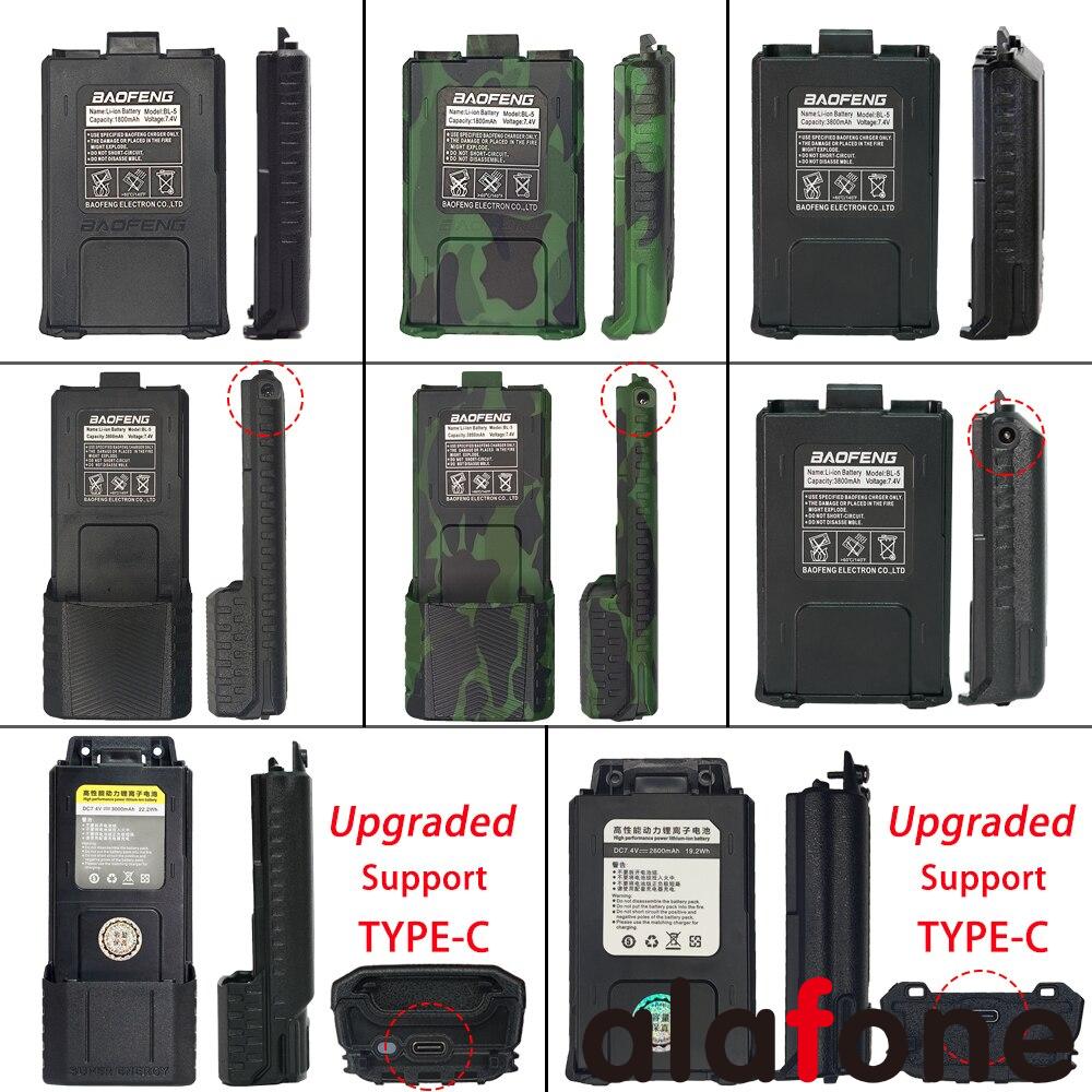 Baofeng UV-5R Battery Type-C/USB-C BL-5R 2600mAh/3000mAh Battery for Baofeng BF-F8 uv5r UV-5RE ...