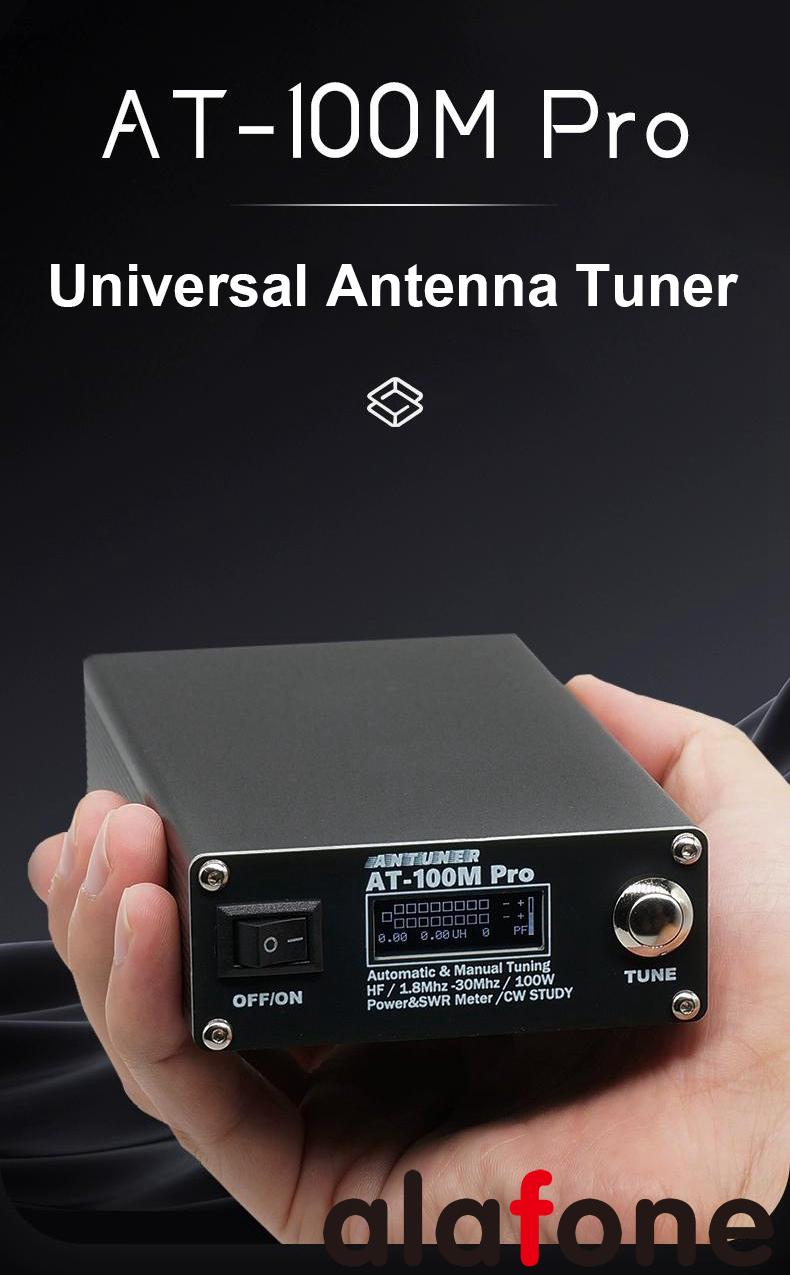 ANTUNER AT-100M Pro Universal Antenna Tuner for YAESU/ICOM/KENWOOD For ...