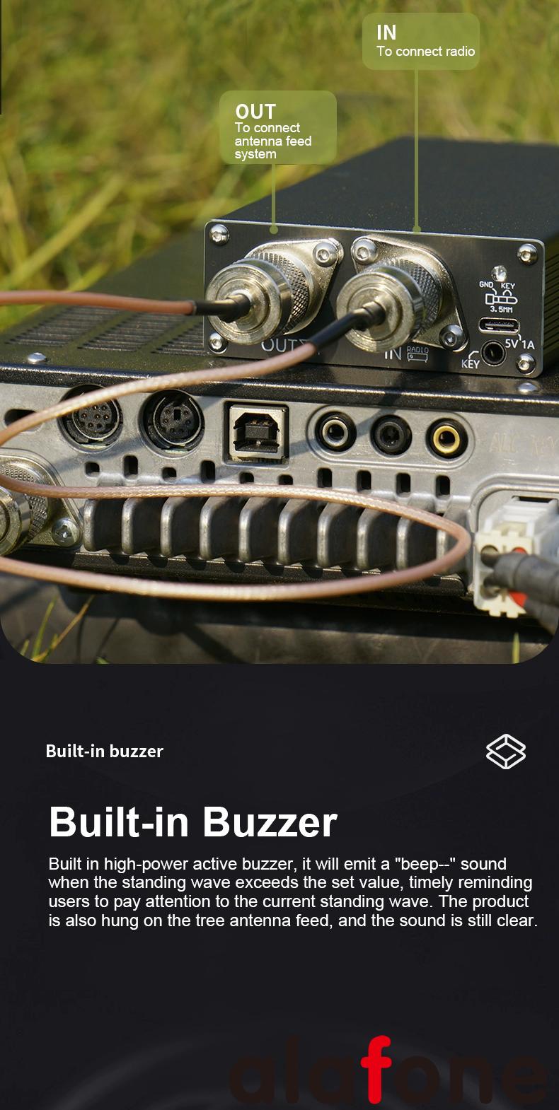 ANTUNER AT-100M Pro Universal Antenna Tuner for YAESU/ICOM/KENWOOD For ...