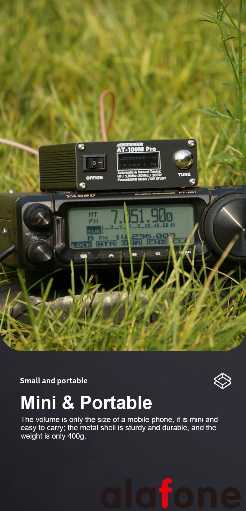 ANTUNER AT-100M Pro Universal Antenna Tuner for YAESU/ICOM/KENWOOD For ...