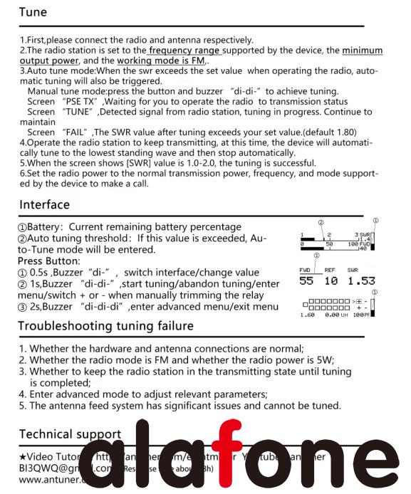 ANTUNER AT-100M Pro Universal Antenna Tuner for YAESU/ICOM/KENWOOD For ...