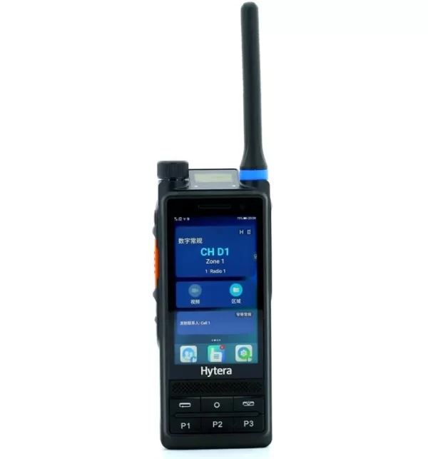 Hytera PDC680 4G Digital Dual-mode Rugged VHF/ UHF/ 350-400 MHz DMR Radio Android Smartphone ...