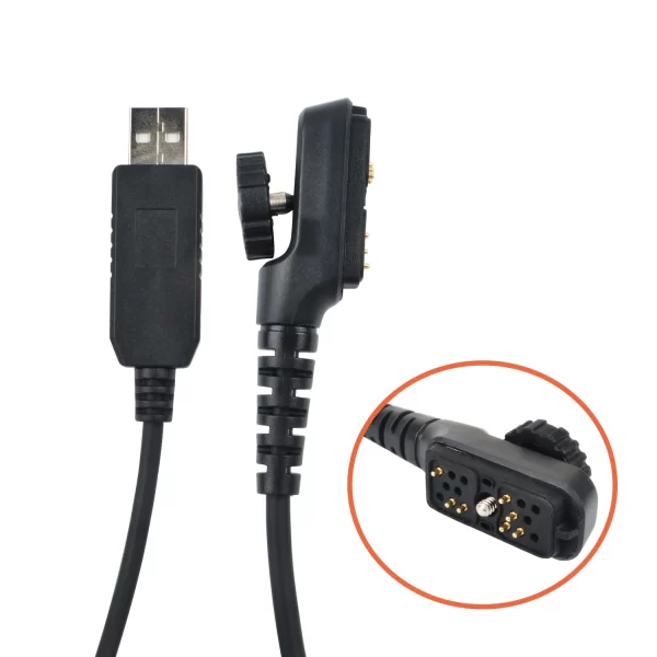 HYT PC90 Walkie Talkie USB Programming Cable 16 Pin Interface for ...