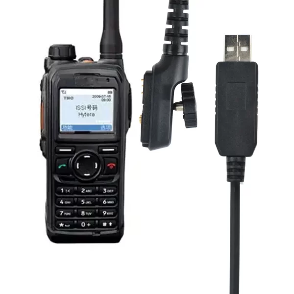 HYT PC90 Walkie Talkie USB Programming Cable 16 Pin Interface for Hytera PT580H Plus PT790Ex ...