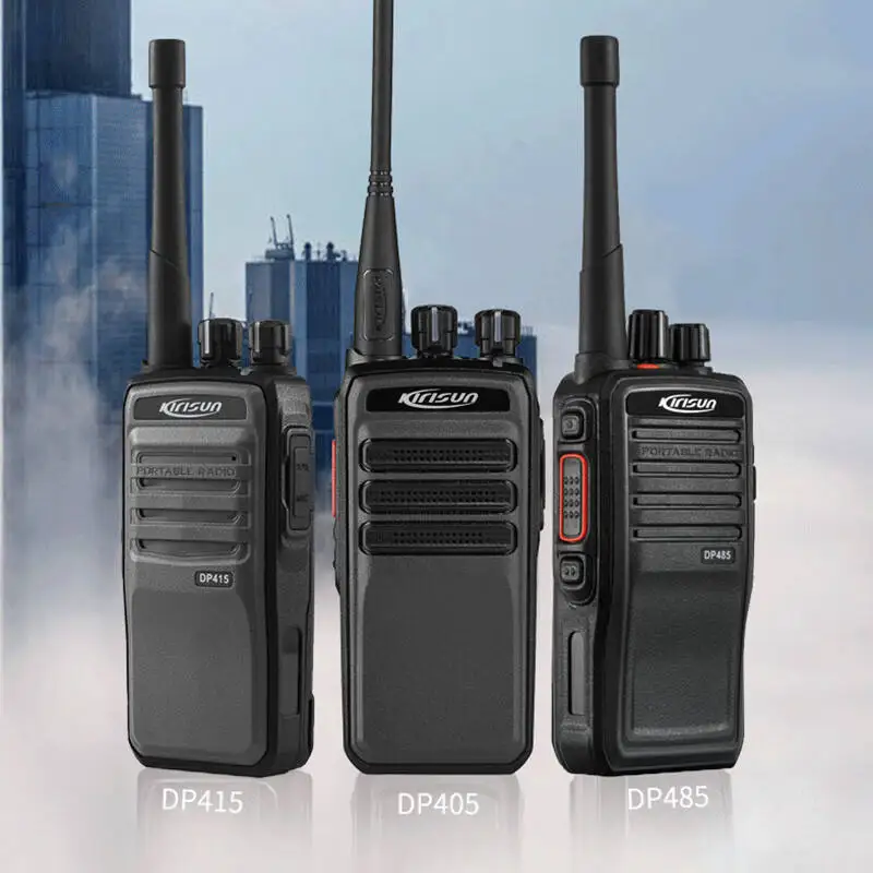 Kirisun DP405 VHF UHF DMR Digital Two way radio with voice encryption ...