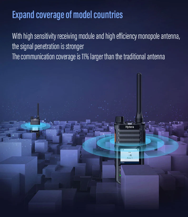 Hytera BP560 HYT Business DMR Walkie Talkie UHF VHF IP54 Waterproof and Dustproof - ALAFONE