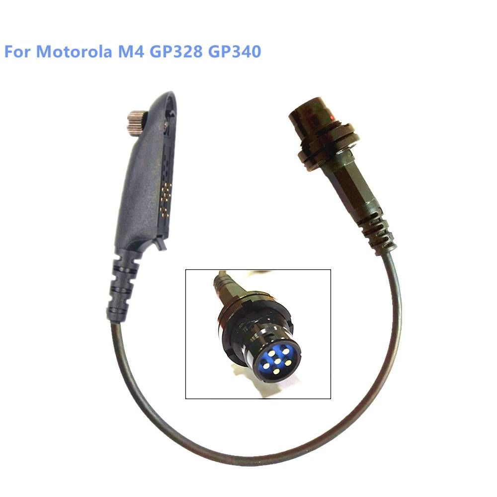 AN/PRC-152/PRC 148 Harris walkie talkie 6 pin plug turn to Motorola M4 ...