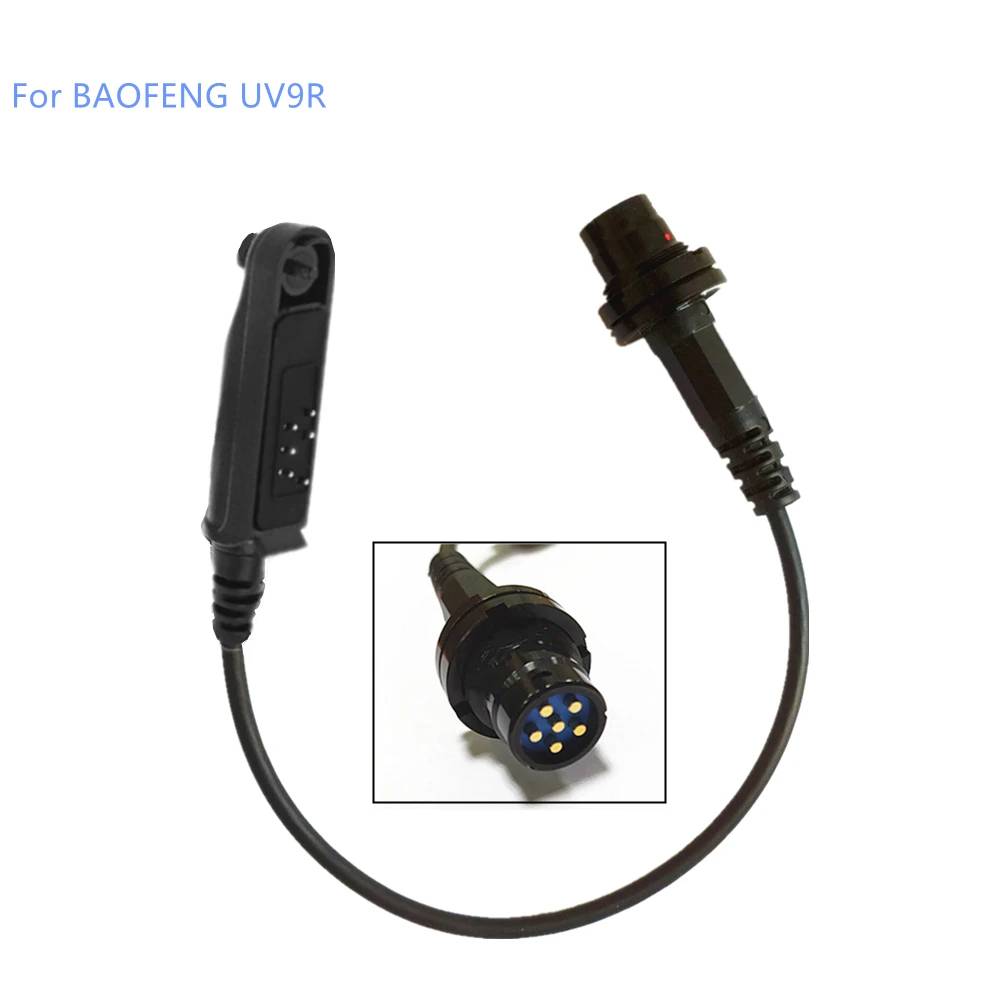AN/PRC-152/PRC 148 Harris walkie talkie 6 pin plug turn to Baofeng UV9R ...