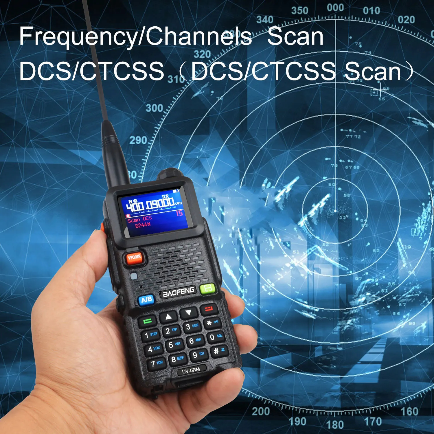 2024 New Version Baofeng UV-5RM Multi Band Portable Radio Air Band One ...