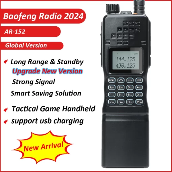 2024 Baofeng AR-152 Powerful Walkie Talkie Long Range Tactial Game Ham ...