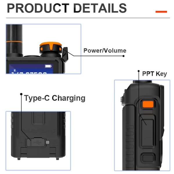 BF-K5 PLUS BAOFENG BF-K5plus NEW ARRIVAL UV-K5/UV-K6 Upgraded Version ...