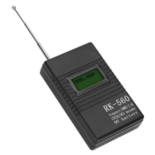 RK-560 Frequency Counter Meter 50MHz-2.4GHz Portable Handheld Test ...