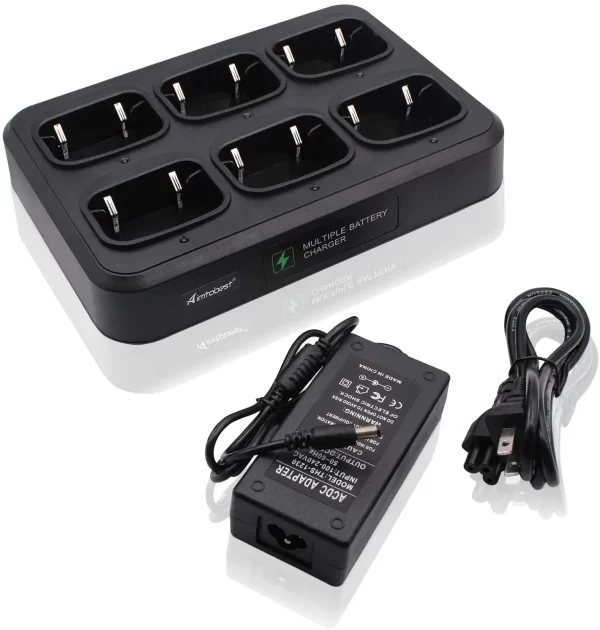 TYT MD390 Multifunctional 6-Way Rapid Charger For Tytera MD-390 MD ...