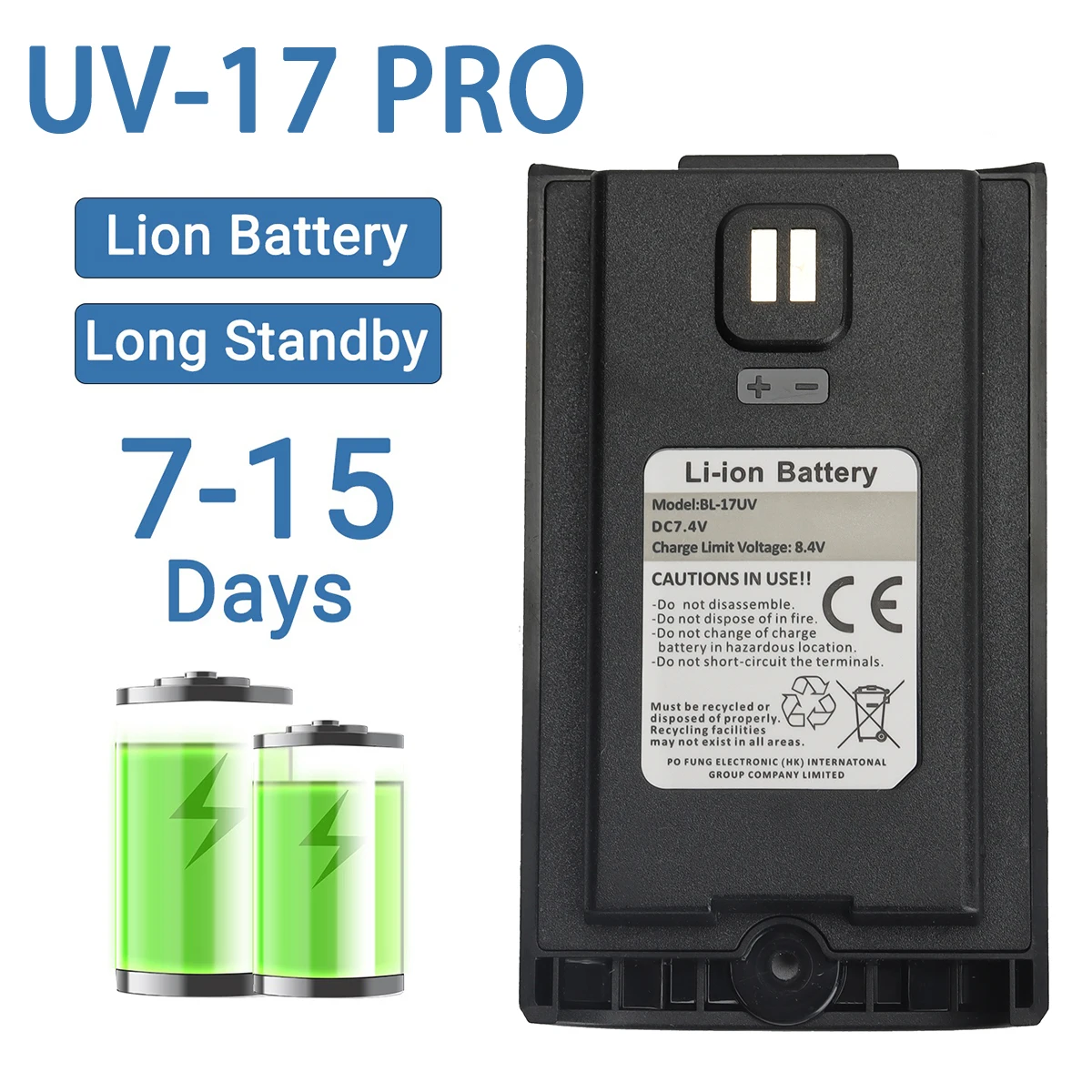Baofeng UV-17 Pro Battery - ALAFONE