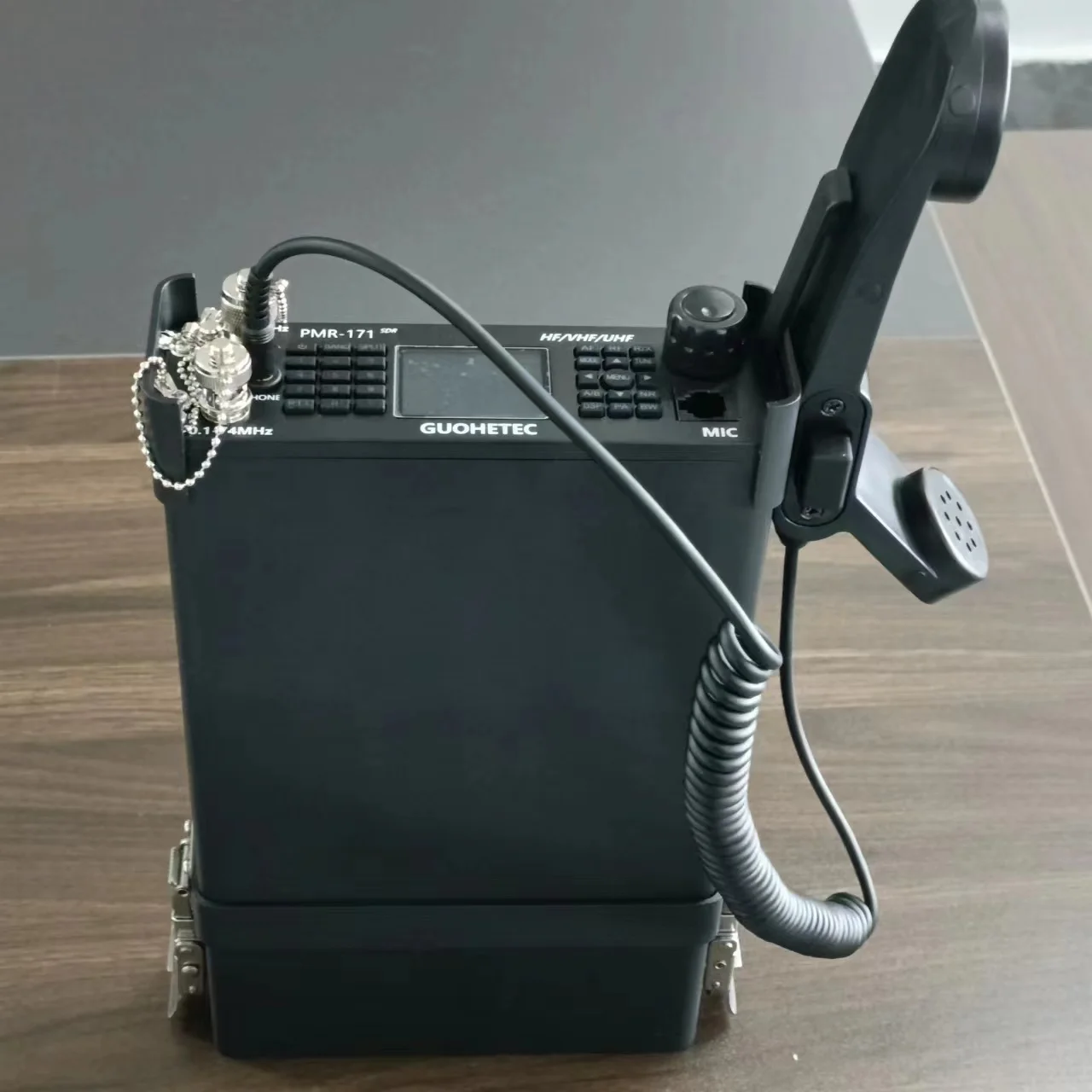 GUOHETEC PMR-171 TBR-119 Tactical Handle Microphone Portable Listening ...
