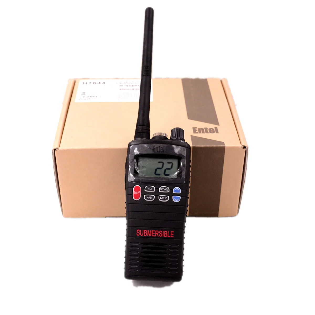 ENTEL HT644 High-class Hand-held VHF Marine radio - ALAFONE