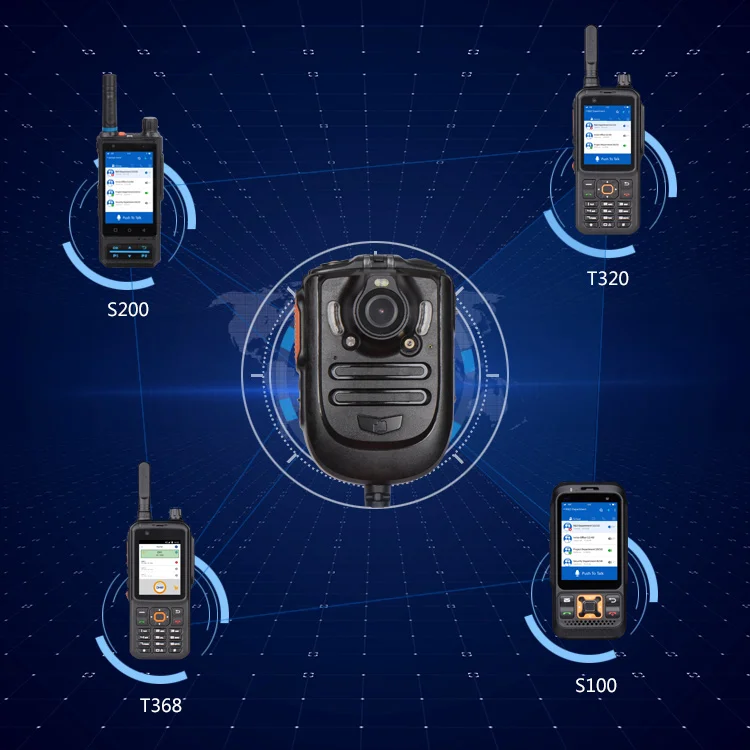 Inrico B04 RSM Body Camera PTT Wireless Microphone Infrared Night ...