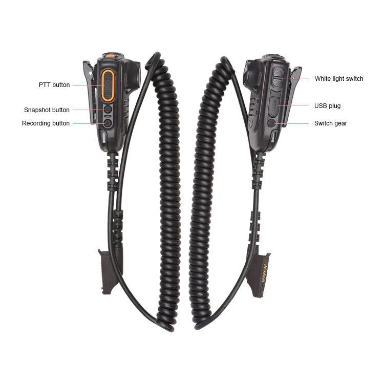 Inrico B04 RSM Body Camera PTT Wireless Microphone Infrared Night ...