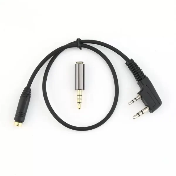 2024 New Splitter Audio Phone Earphone Transfer Cable 2Pin K1 To 3.5MM ...