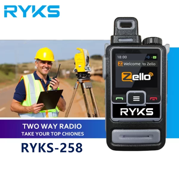 Long Range 4G LTE Zello Radio PTT Bluetooth Long Range GPS Wifi Network ...