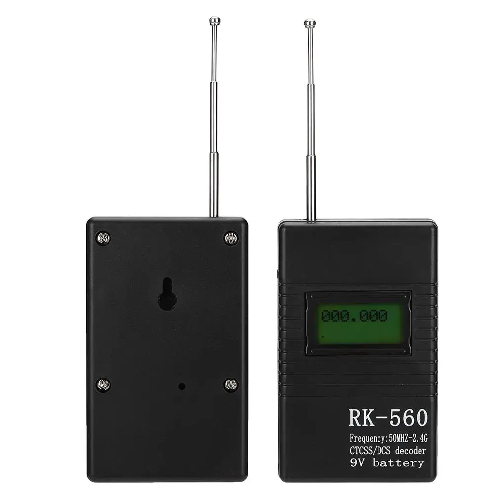 RK-560 Frequency Counter Meter 50MHz-2.4GHz Portable Handheld Test ...