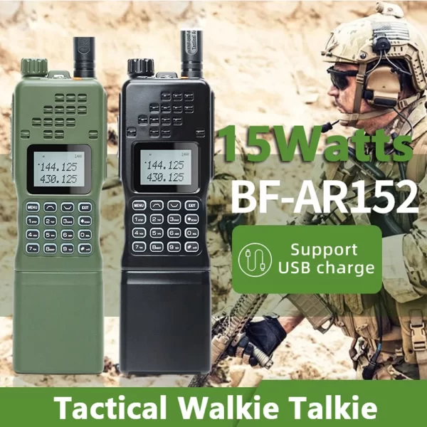 2024 Baofeng AR-152 Powerful Walkie Talkie Long Range Tactial Game Ham ...