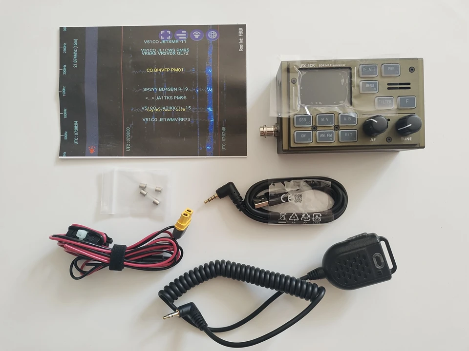 FX-4CR-2 Third Generation SDR HF Transceiver with 1-20W Continuously ...
