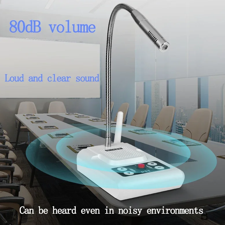 desktop two way radio With 360° universal metal microphone 5W high ...