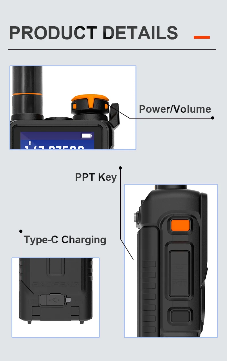 BF-K5 PLUS BAOFENG BF-K5plus NEW ARRIVAL UV-K5/UV-K6 Upgraded Version ...