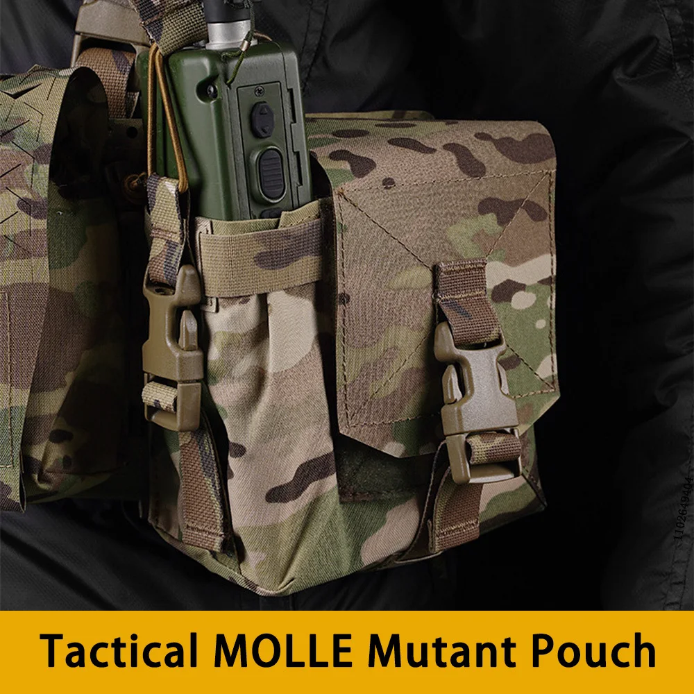 Tactical Multi-purpose Mutant Pouch Harris 152 MPU5 Radios Water Bottles Bag Night Vision ...