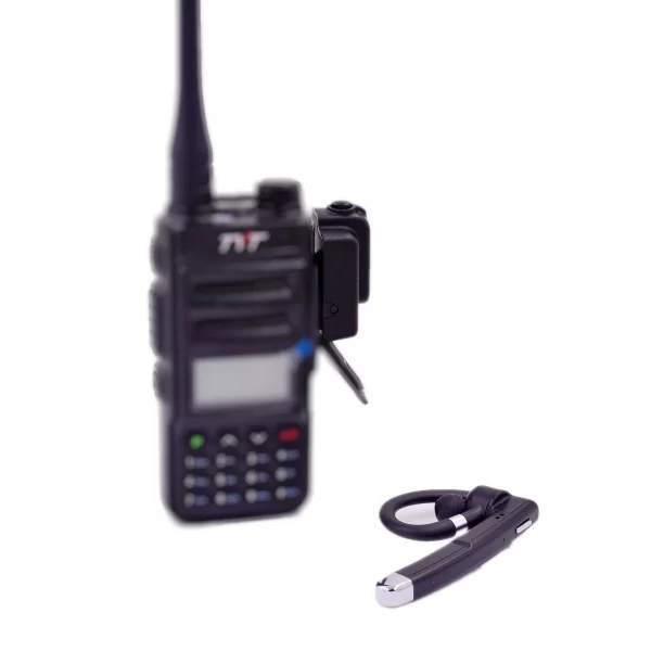 Walkie Talkie Bluetooth Wireless Headset Adapter Finger PTT Key for ...