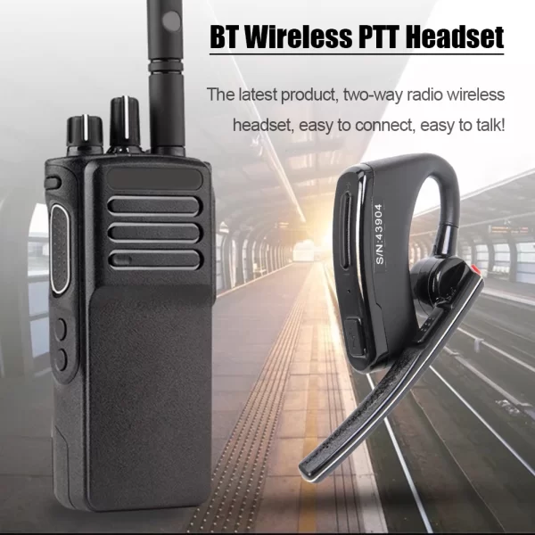 Finger PTT Bluetooth Headset for Motorola EP450 GP88 CP88 PR-400 PMR ...