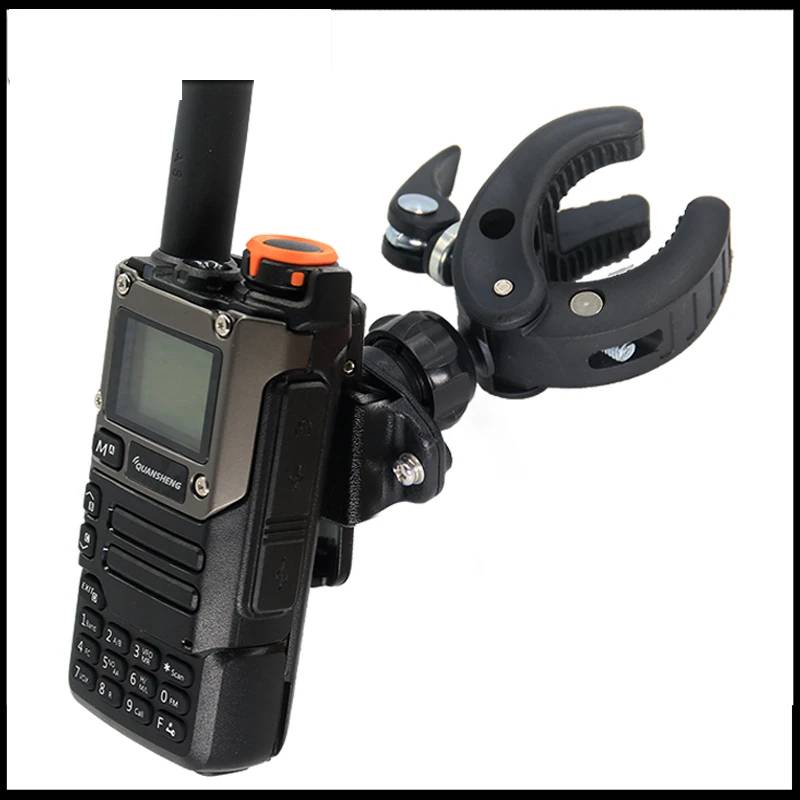 Handheld Radio Holder Suitable For Motorcycle Handlebar Clamp Holder ...