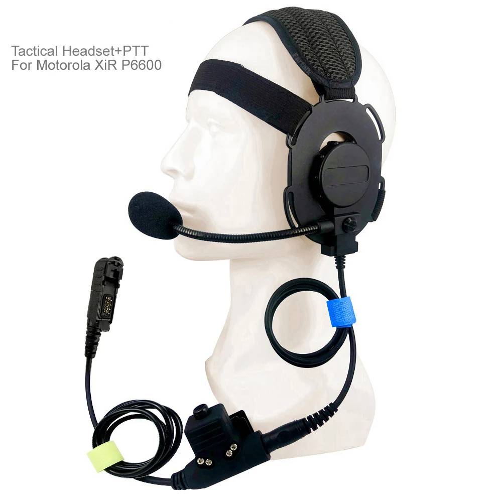 Tactical U94 PTT Headset Mic for Motorola XiR P6600 P6620 DP2400 ...