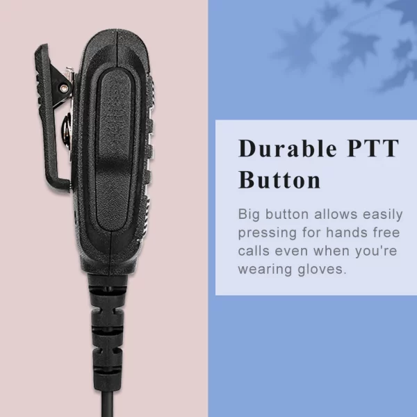 IP54 Waterproof Microphone Walkie Talkie Tangent Mic Shoulder Speaker ...