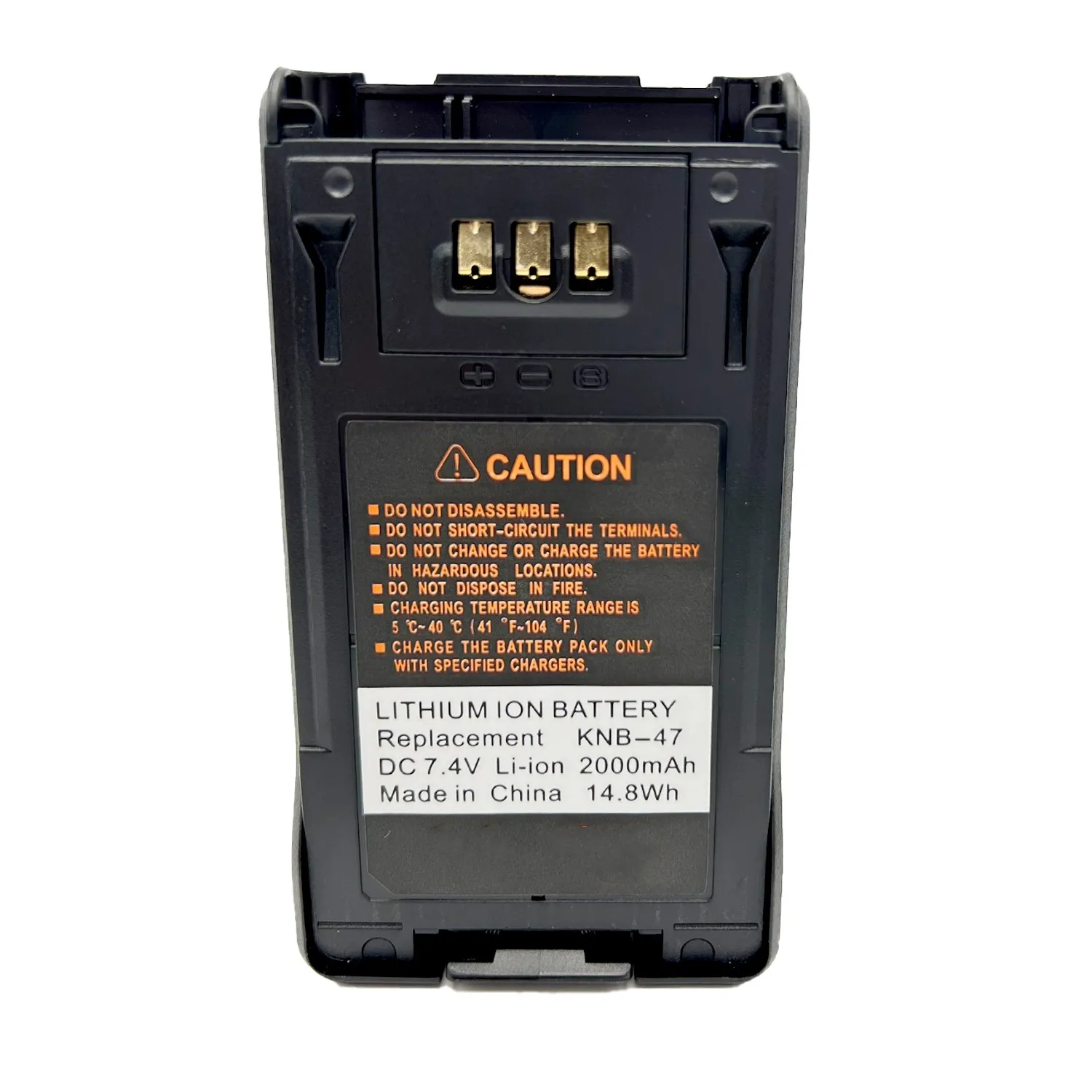 Walkie Talkie KNB-47L 2000mAh Li-ion Battery For Kenwood NX-200 NX-300 ...