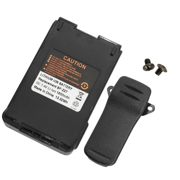BP-227 7.4V 1800mAh Li-ion Battery For Icom IC-F50 IC-F51 IC-F60 IC-F61 ...