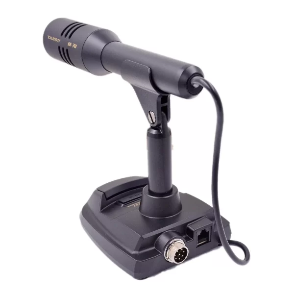 YAESU M70 Desktop Microphone 8 Pins Enhanced Audio Quality Built-in Low ...