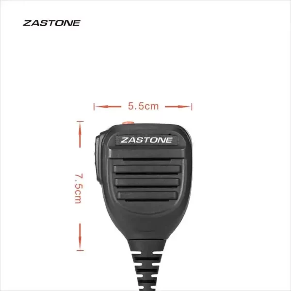 ZASTONE UV008 Walkie Talkie Speaker Microphone Two Way Radio PTT Speaker Mic Microphone For ...