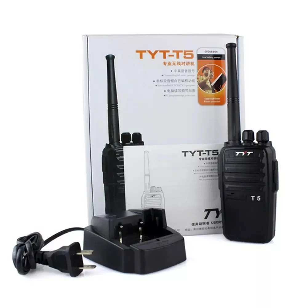 TYTERA TYT-T5 Walkie Talkie 7W UHF 400-520MHz 16CHS with CTCSS DCS ...