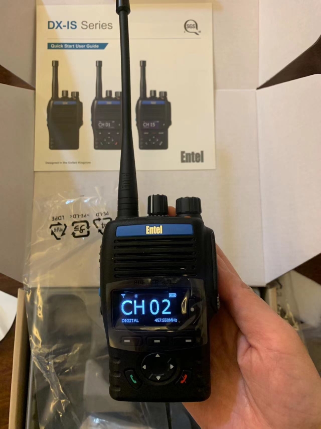 ENTEL DX585M-IS DMR Explosion-proof Marine IP68 Waterproof Walkie Talkie