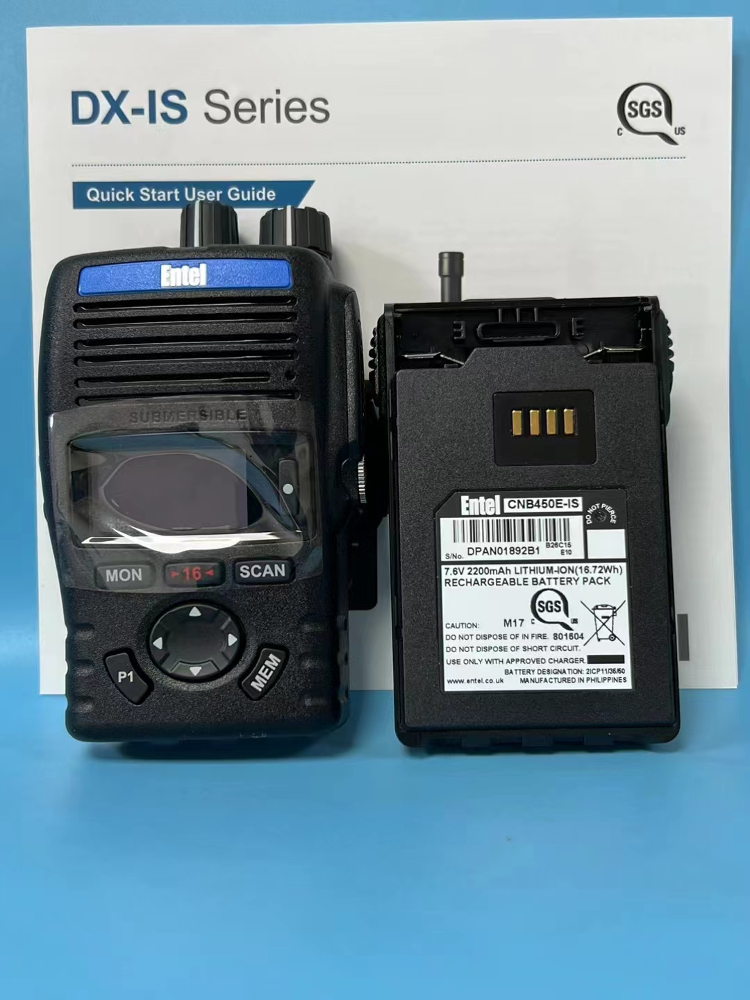 ENTEL DX544-IS DMR Explosion-proof Marine VHF DX585M-IS UHF Walkie Talkie - ALAFONE