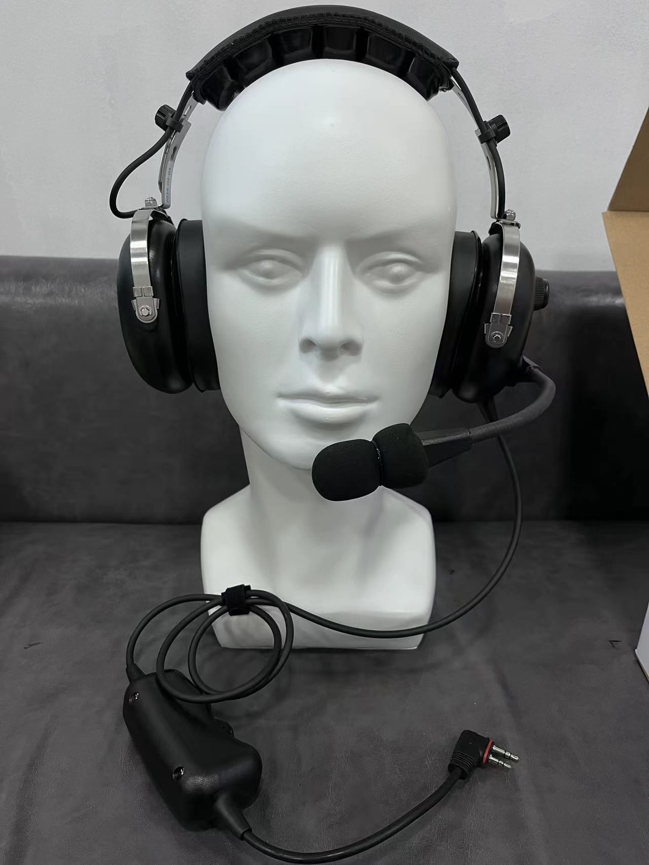 Heavy duty headphones with ear protection and noise reduction for ICOM ...