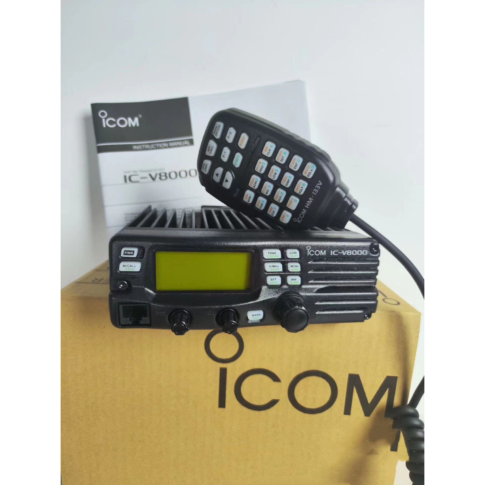 ICOM IC-V8000 75W VHF Marine Mobile Radio Vehicle Mounted FM TRANSCEIVER - ALAFONE